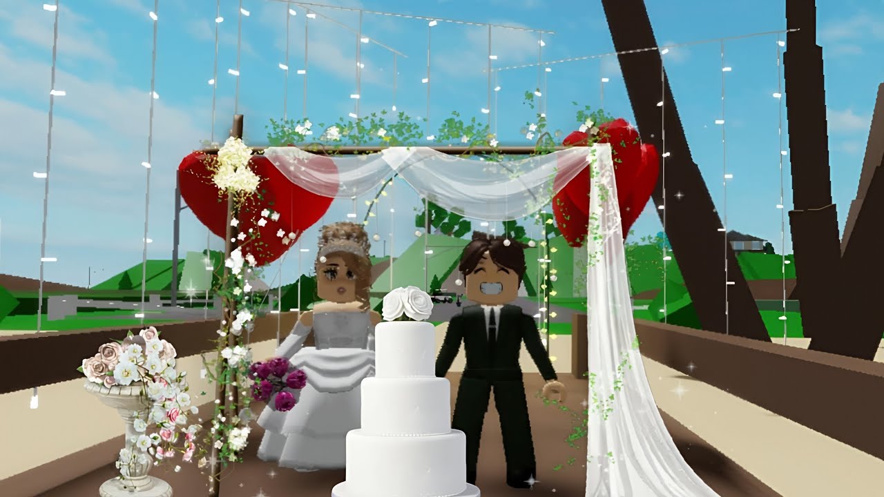 حفل زفاف👰🏻‍♀️في ماب البيوت| روبلكس| wedding in roblox - YouTube