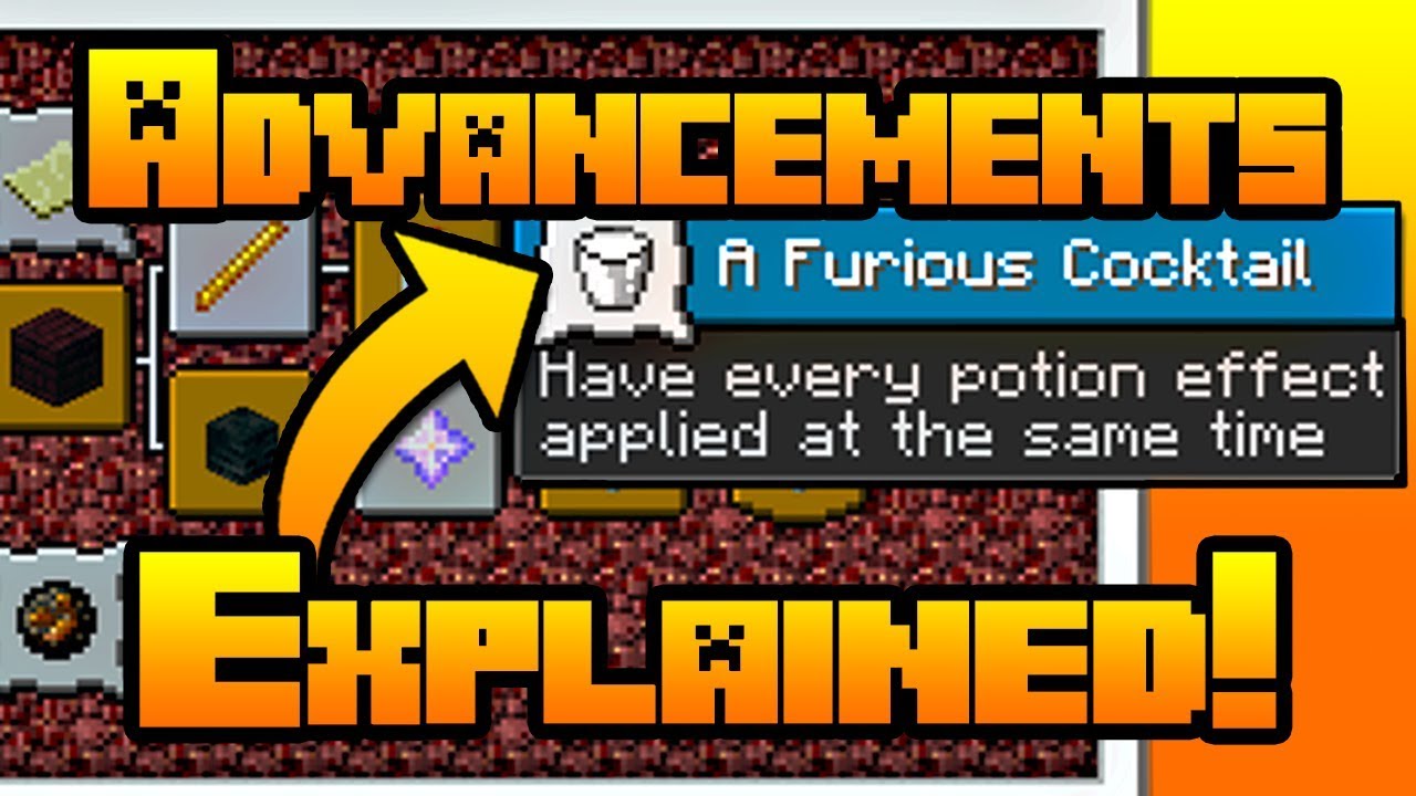 Minecraft 1.12 Advancement Challenges Explained - YouTube