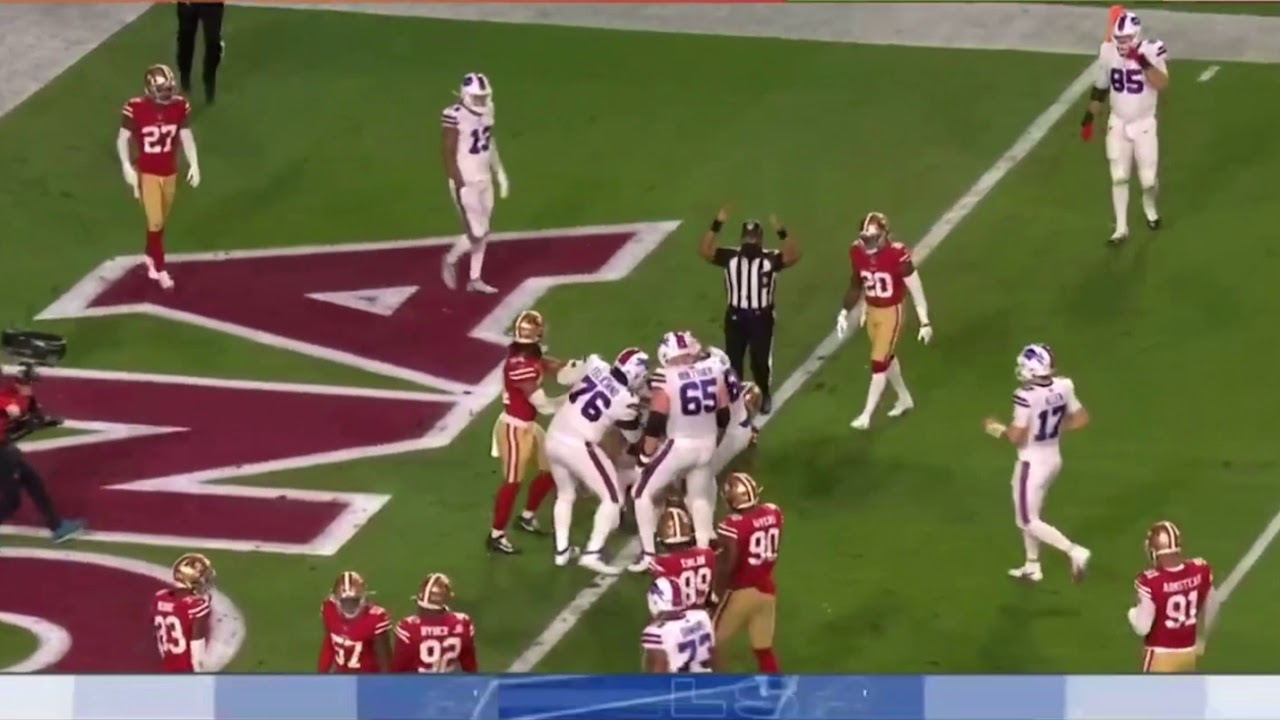 Buffalo Bills Josh allen throws TD to Cole Beasley + Funny Celebration ...