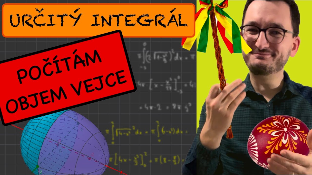Objem rotačního tělesa (vejce) - YouTube