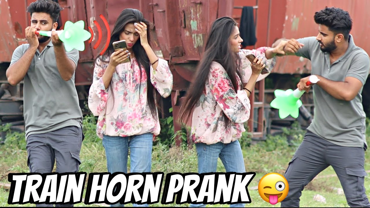 Best Of Train Horn Prank @ThatWasCrazy - YouTube