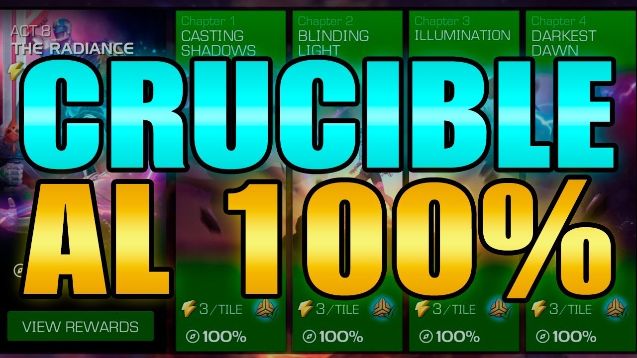 CRUCIBLE 2.0 AL 100% | MCOC - YouTube