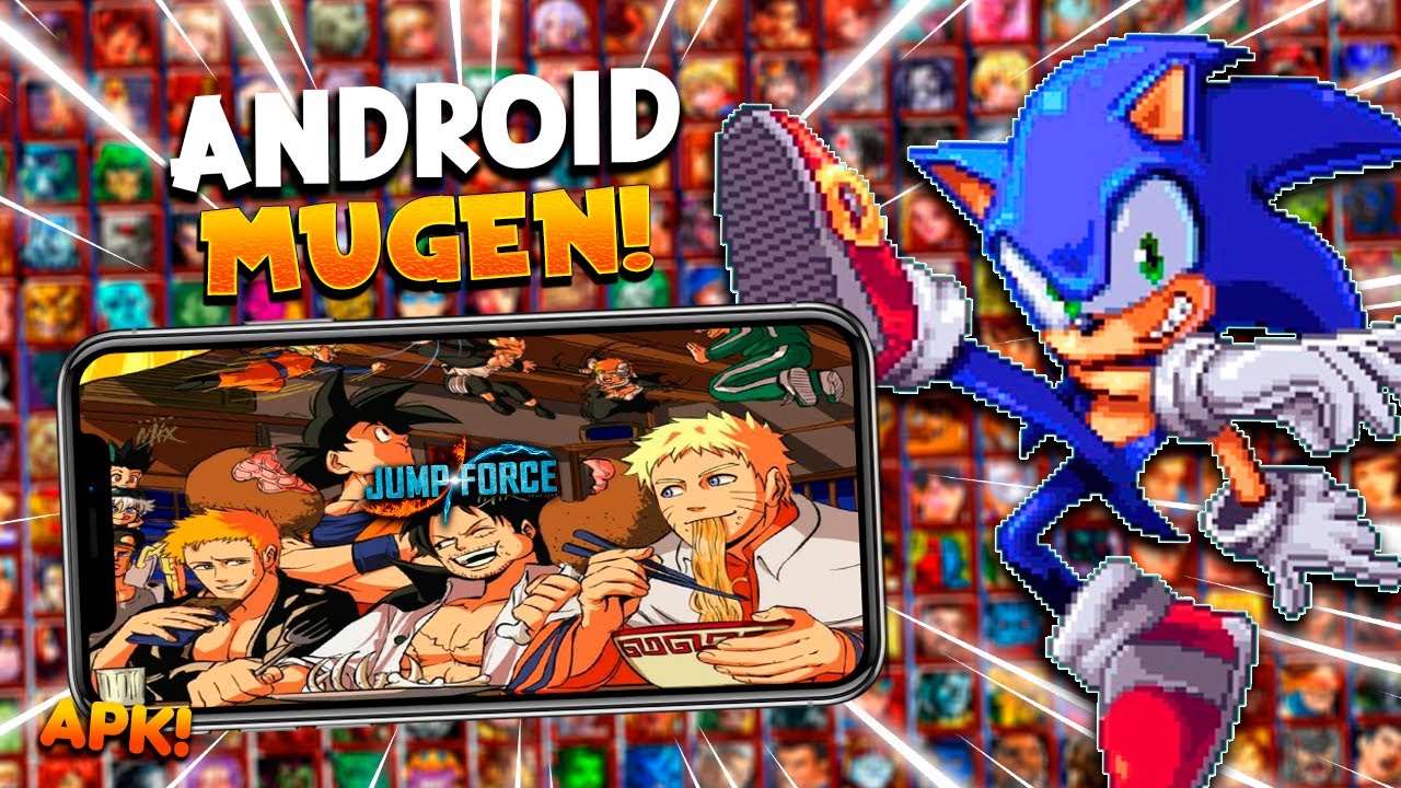 New!!! O MAIS NOVO ANIME MUGEN V1 PARA CELULAR - Jump Force Mugen - YouTube