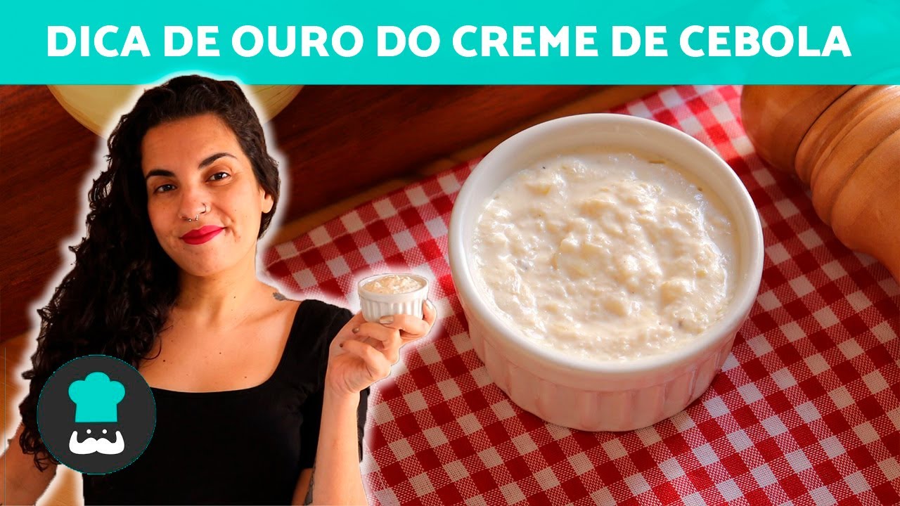 CREME DE CEBOLA de LIQUIDIFICADOR 🧅🧅 (com uma dica surpreendente ...