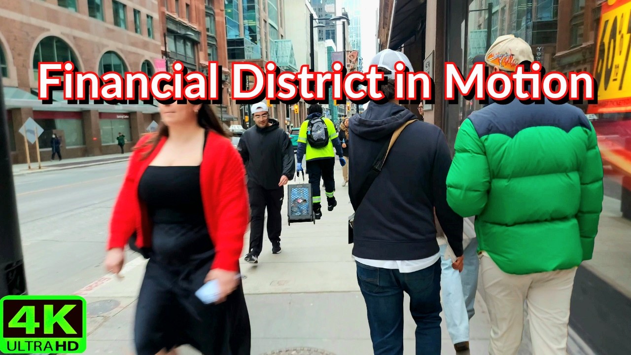 【4K】Evening Rush Hour Walk in Downtown Toronto | Financial District ...