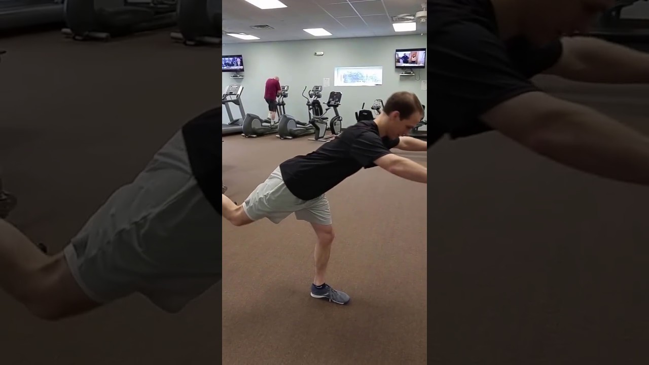 Reverse Single Leg RDL Walk - YouTube