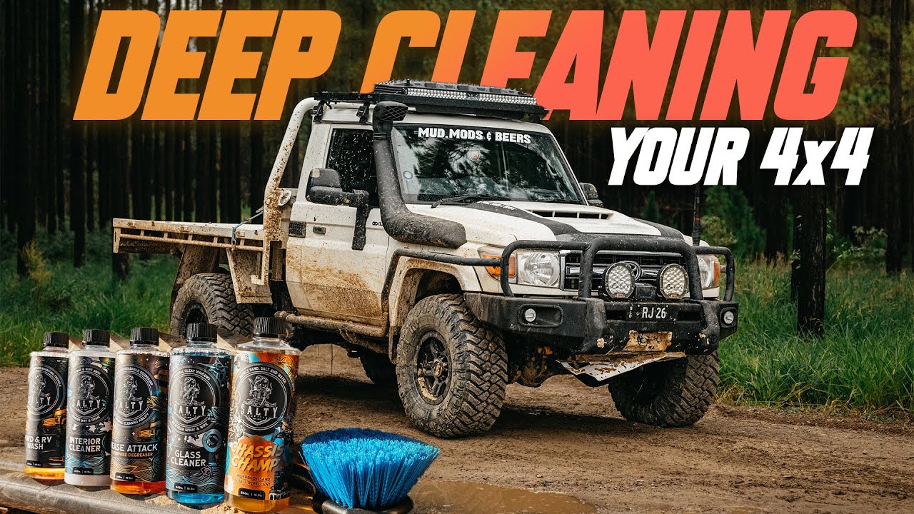 HOW TO DEEP CLEAN YOUR 4x4 | Salty Captain Car Wash - YouTube