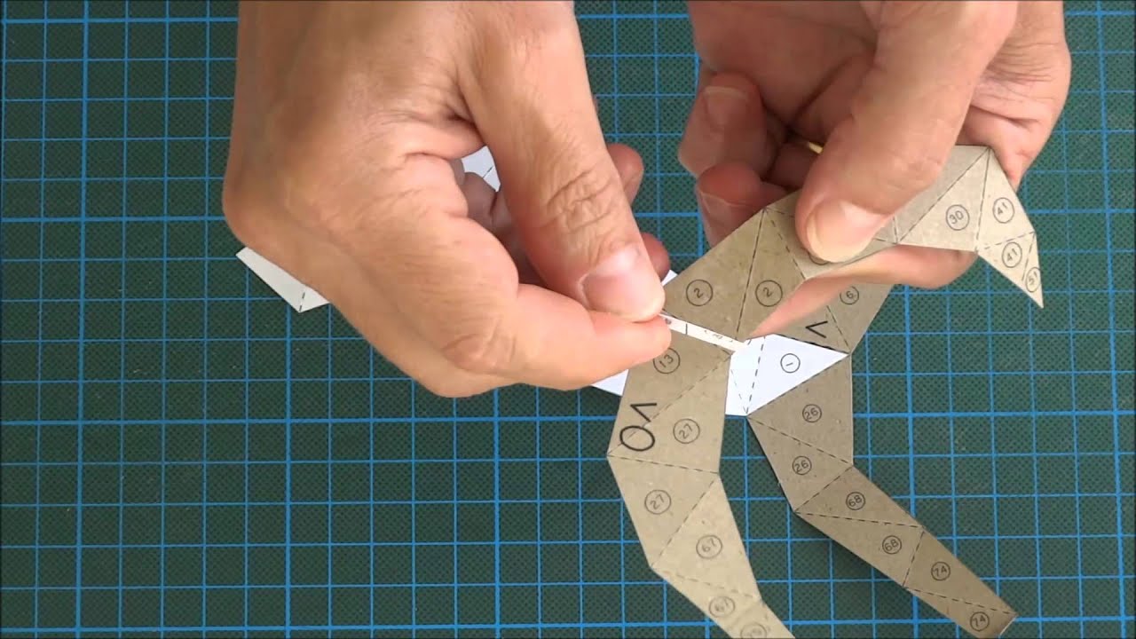 Paper Torso - Stomach - Step #002 Instruction Video - YouTube