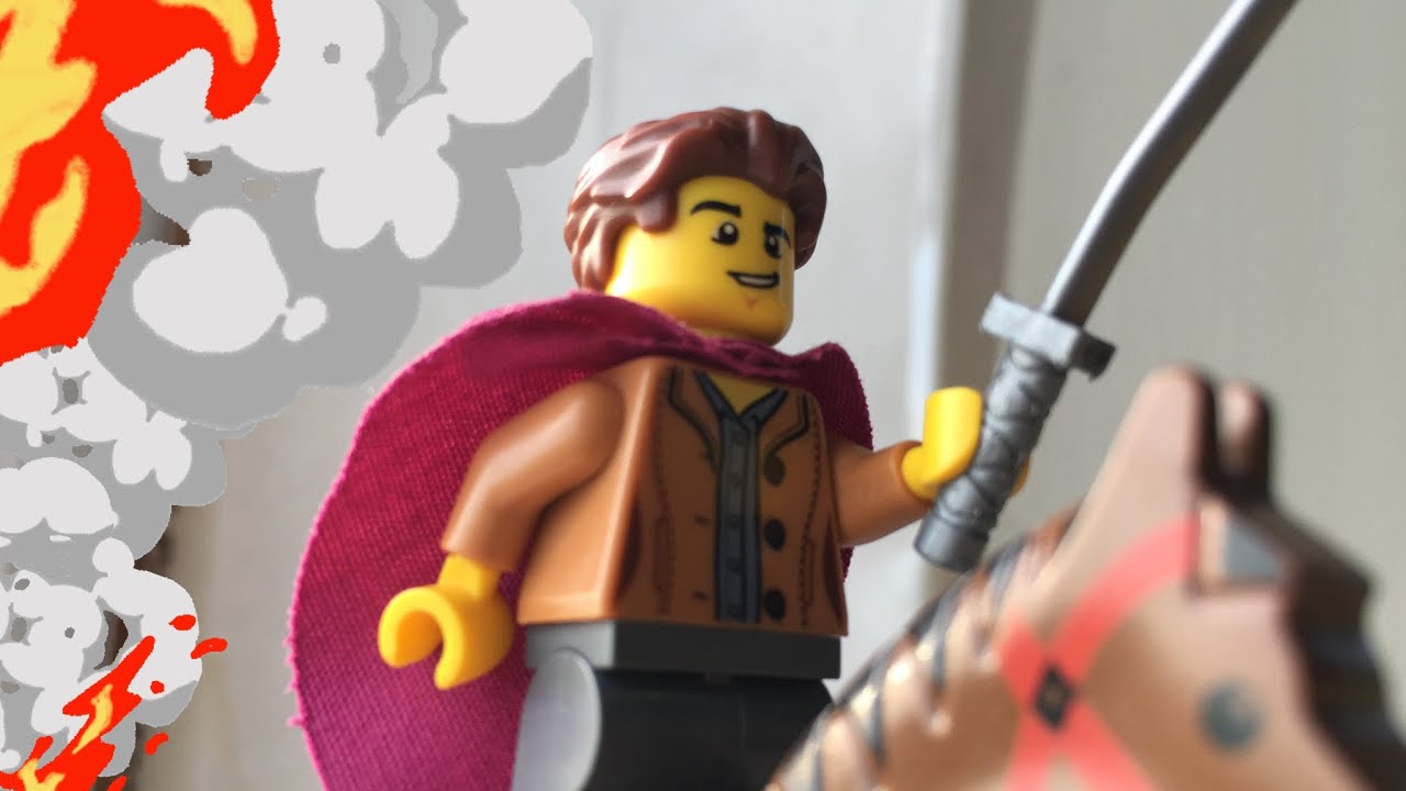 Joshua and the walls of Jericho Lego for kids - YouTube