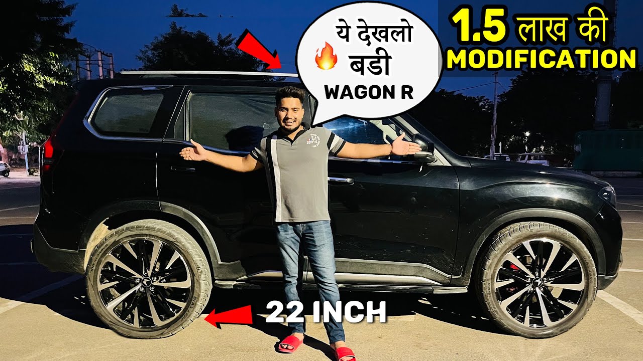 🔥😱ये देखलो Mahindra वालों की बड़ी Wagon R😱Modified Scorpio N 22inch ...