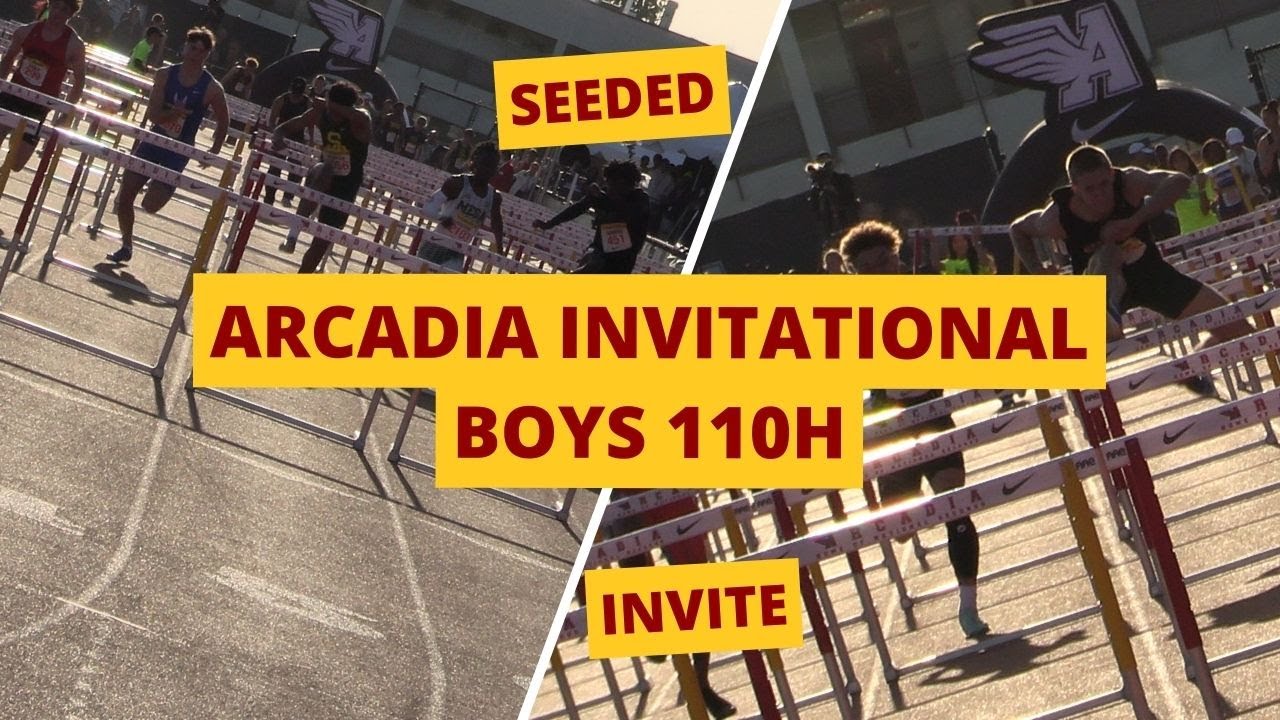 2024 TF - Arcadia Invitational - Boys 110H Invite and Seeded - Vance ...