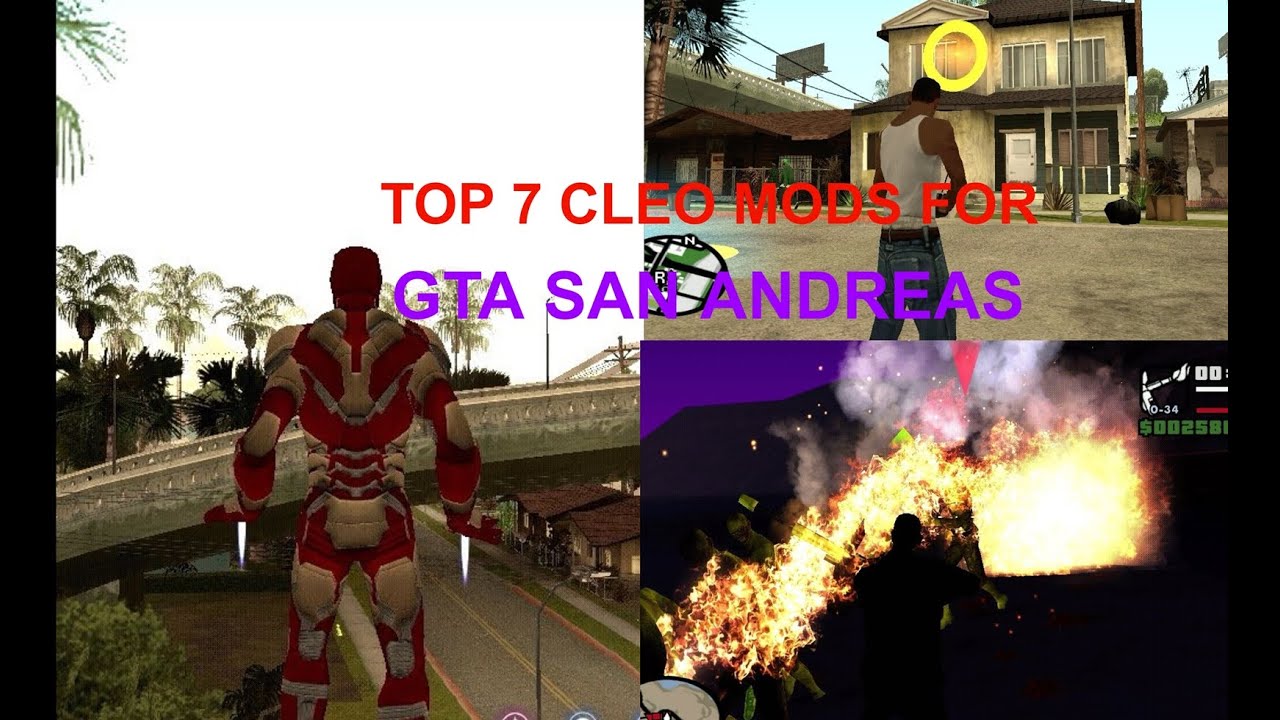 GTA – SAN ANDREAS TOP 7 CLEO MODS - YouTube