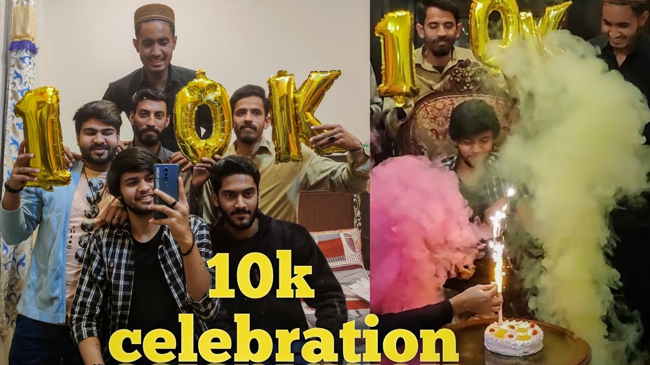 10k **Celebration** 🤩| 10k Subscribers Complete 💖 - YouTube