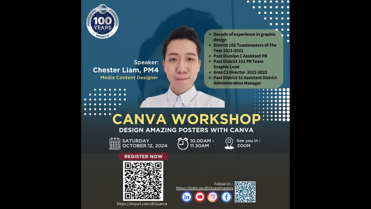 Canva Workshop by Chester Liam, PM4 - YouTube
