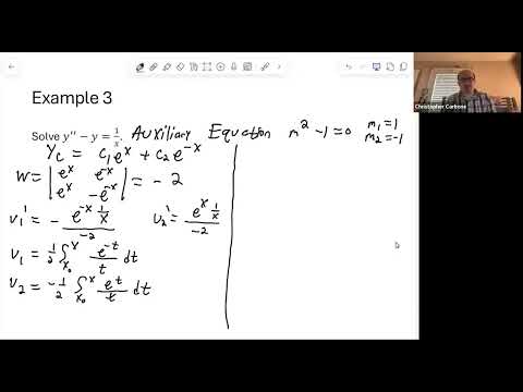 Integral-Defined Solution in Variation of Parameters