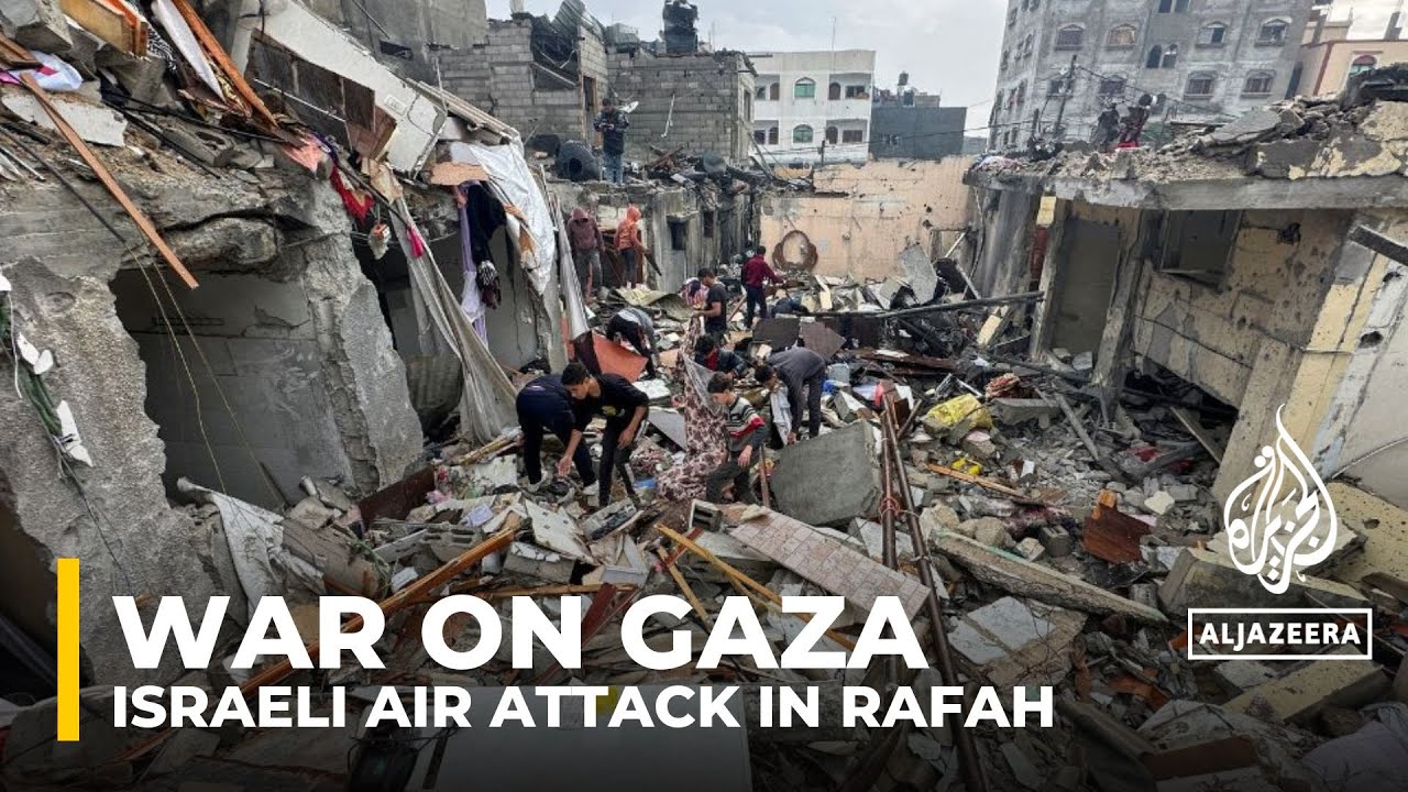 War on Gaza: People trapped under rubble in deadly Israeli air attack ...