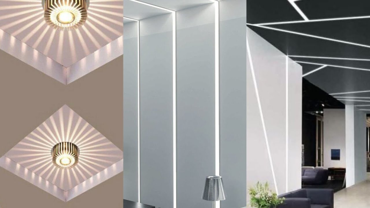 Profile Light Gypsum Ceiling Design | Gypsum Ceiling Design - YouTube