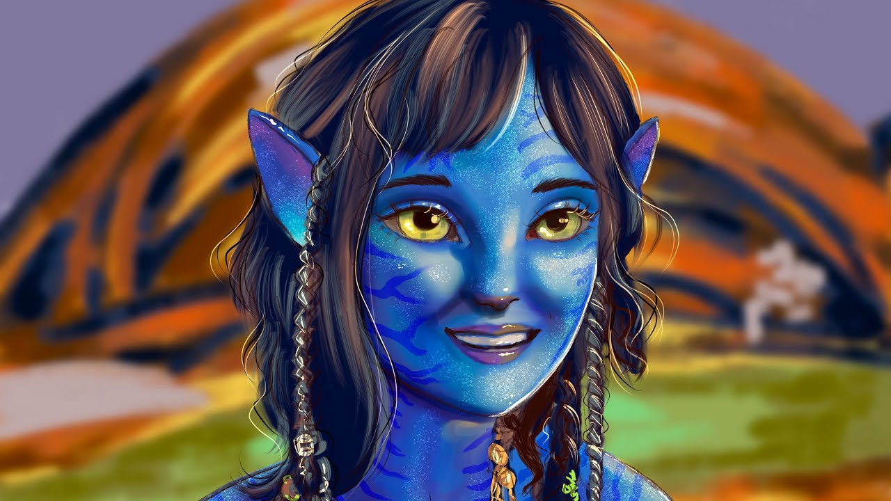 Live Drawing - Kiri from Avatar Part 2 - YouTube