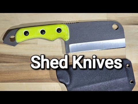 Shed Knives Atlas 2023 Cleaver Of The Year CPM154 G10 Day Glow Chopper ...