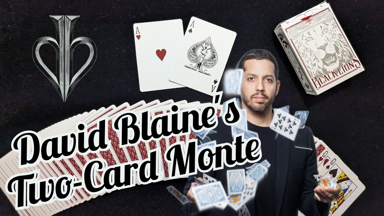 David Blaine's Two-Card Monte (Tutorial) - YouTube