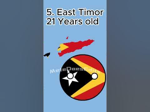 Top 5 Youngest Countries In The World - YouTube