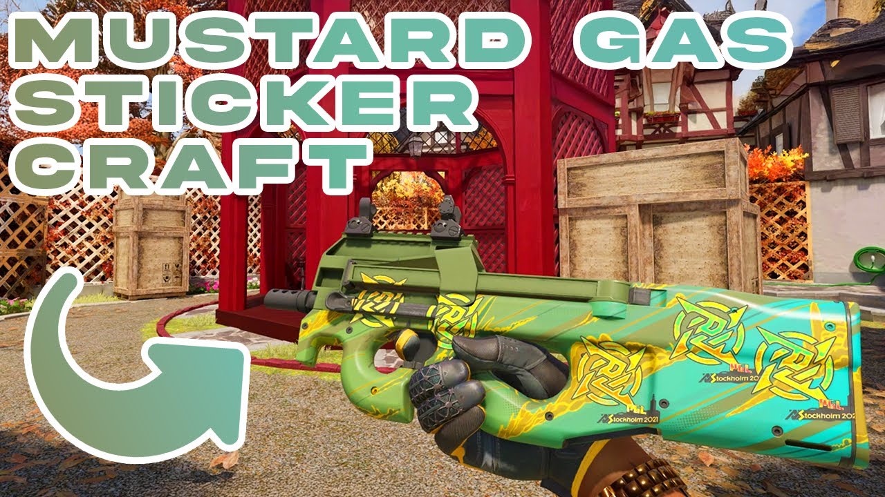P90 | Mustard Gas (CS2 Sticker Crafts) - YouTube