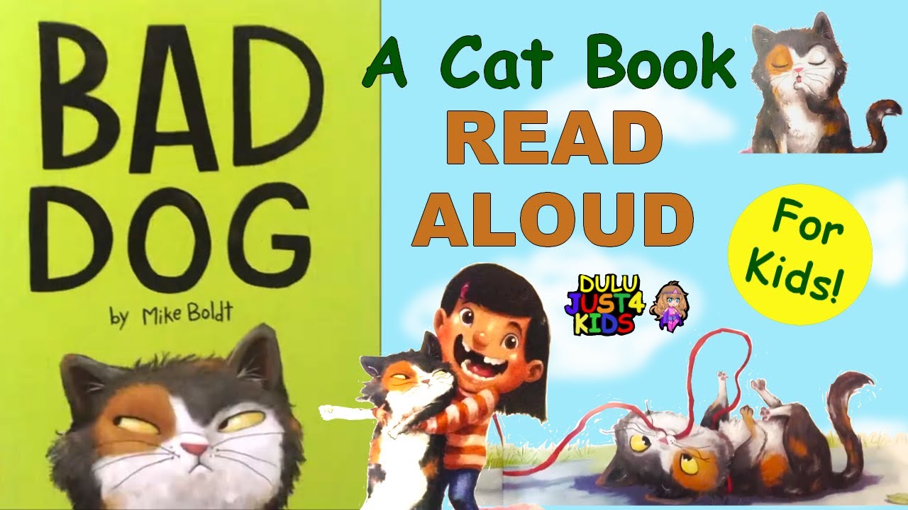 Book Read Aloud for Kids! Bad Dog by Mike Boldt Funny Cat book #cats # ...
