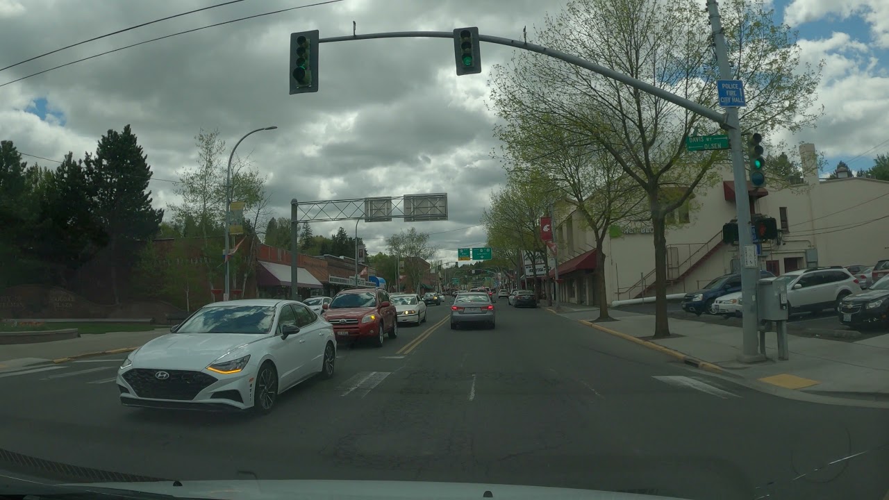 Pullman WA driving through 2021 - YouTube