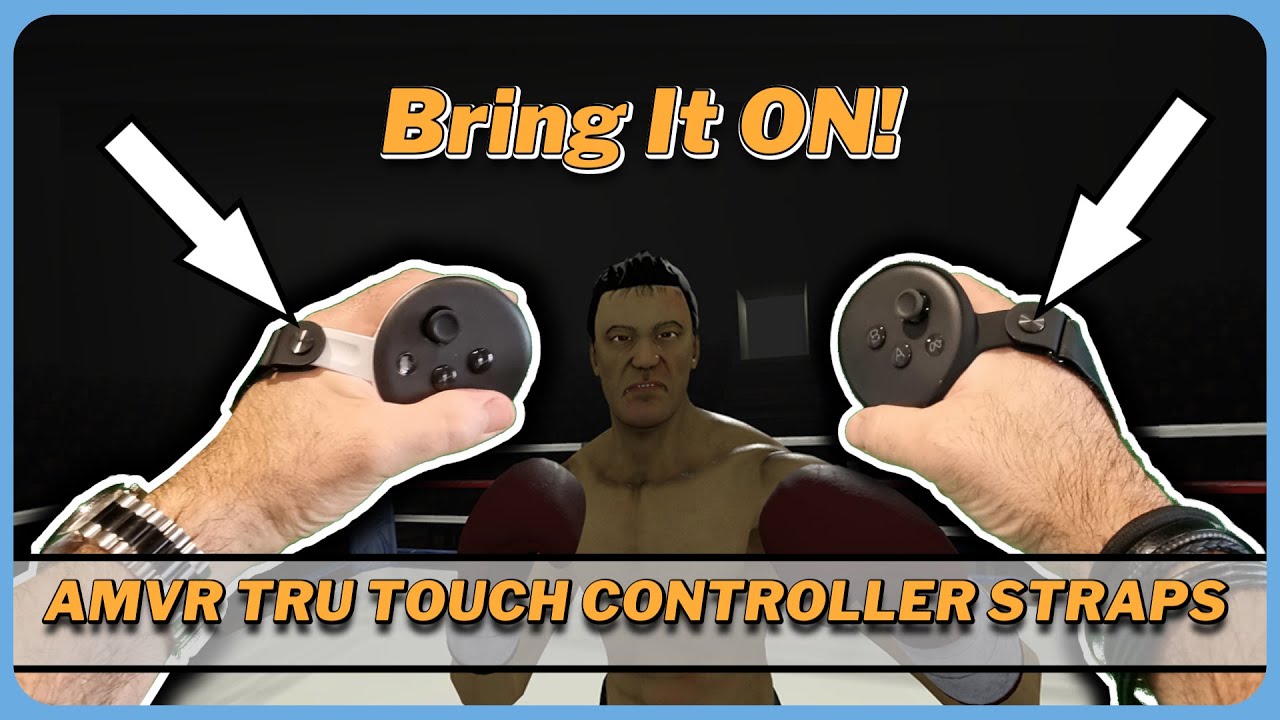 Never Drop Quest 3 Tru Touch Controllers AGAIN - AMVR Straps - YouTube