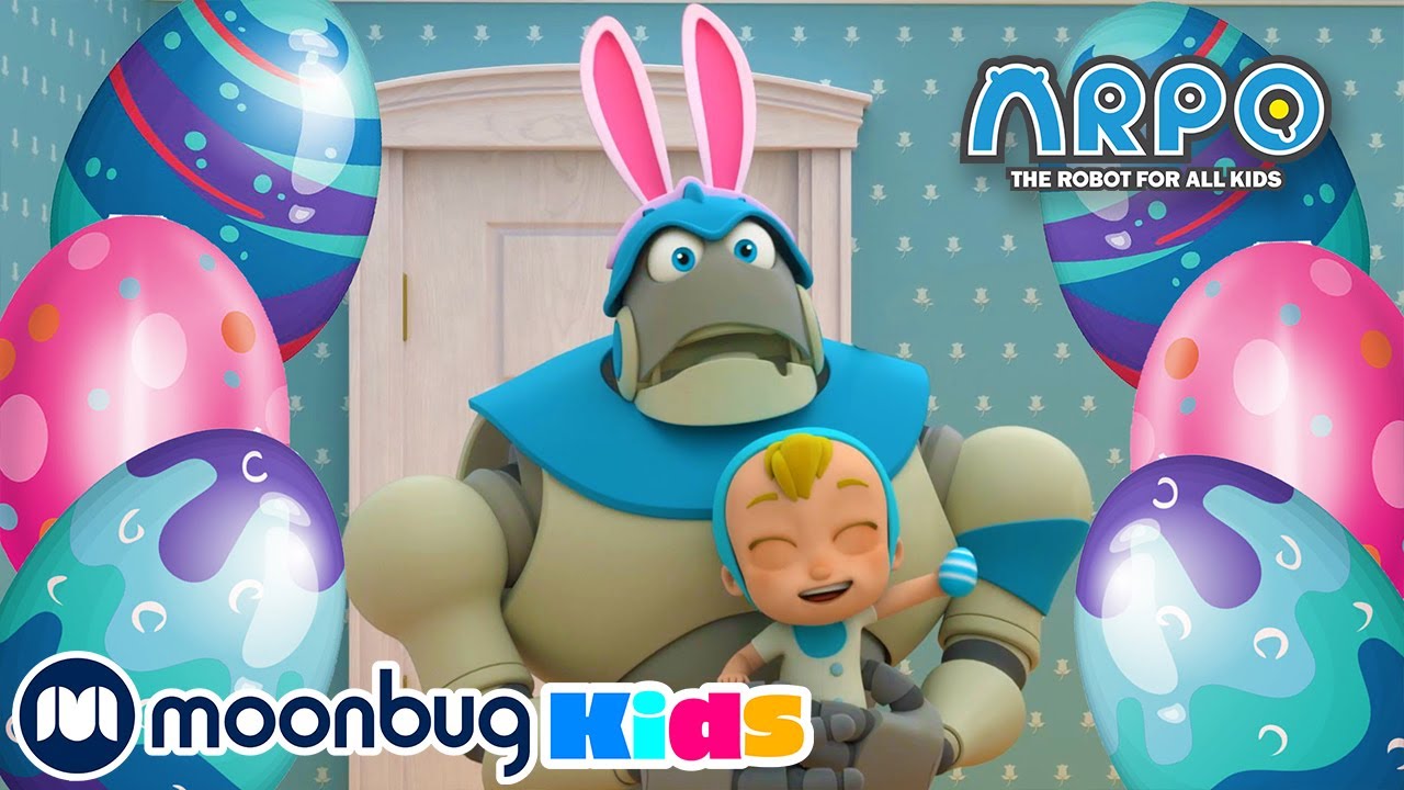 Easter Photo FRENZY! - SUPER ROBOT ARPO - Super Funny Kids Cartoons | MOONBUG KIDS - Superheroes ...