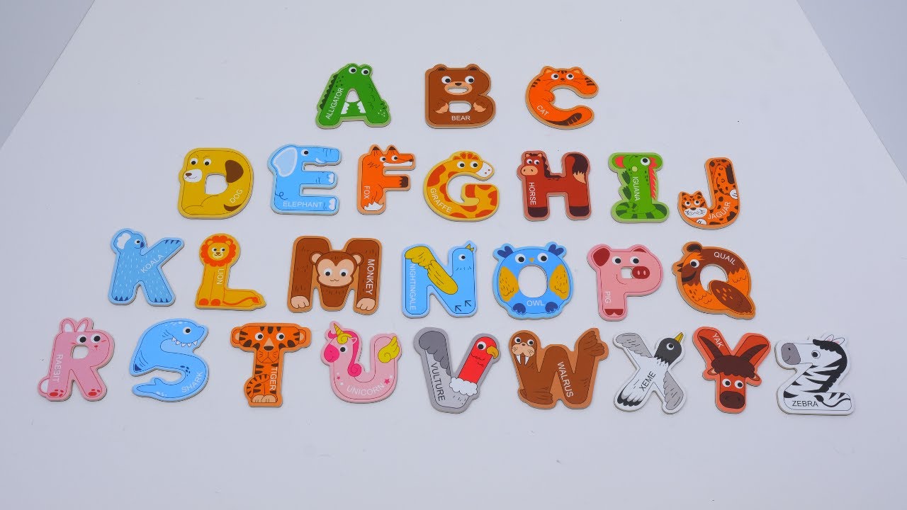 ABC Animals 🐵🦁 Learn Letters 🔤 Fun for Toddlers - YouTube
