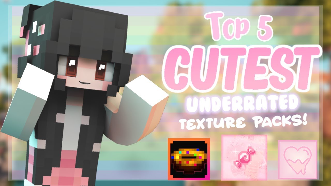 Top 5 CUTEST Underrated Texture Packs! (Minecraft pvp) - YouTube
