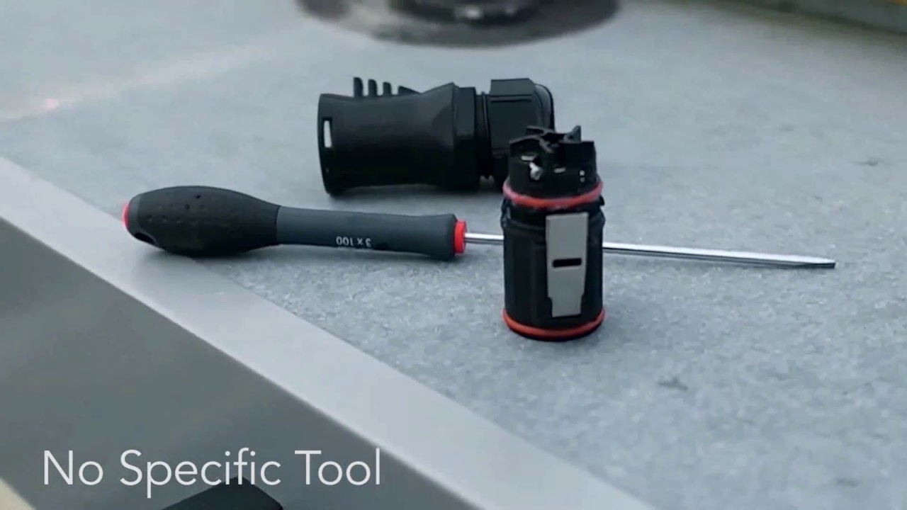 UTL Connector for lighting : Easy to wire on the field - YouTube