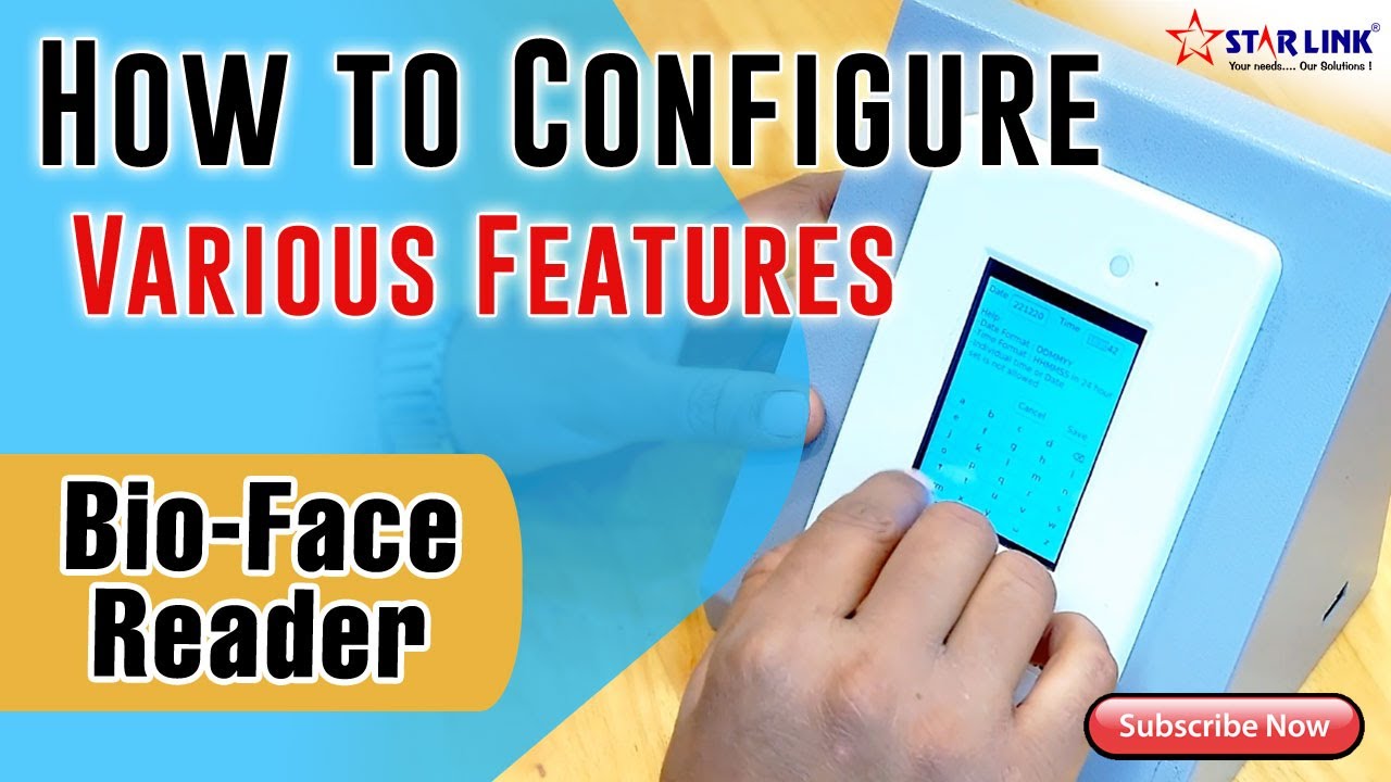 How To Configure Various Features With The Bio-Face Reader | Hindi ...
