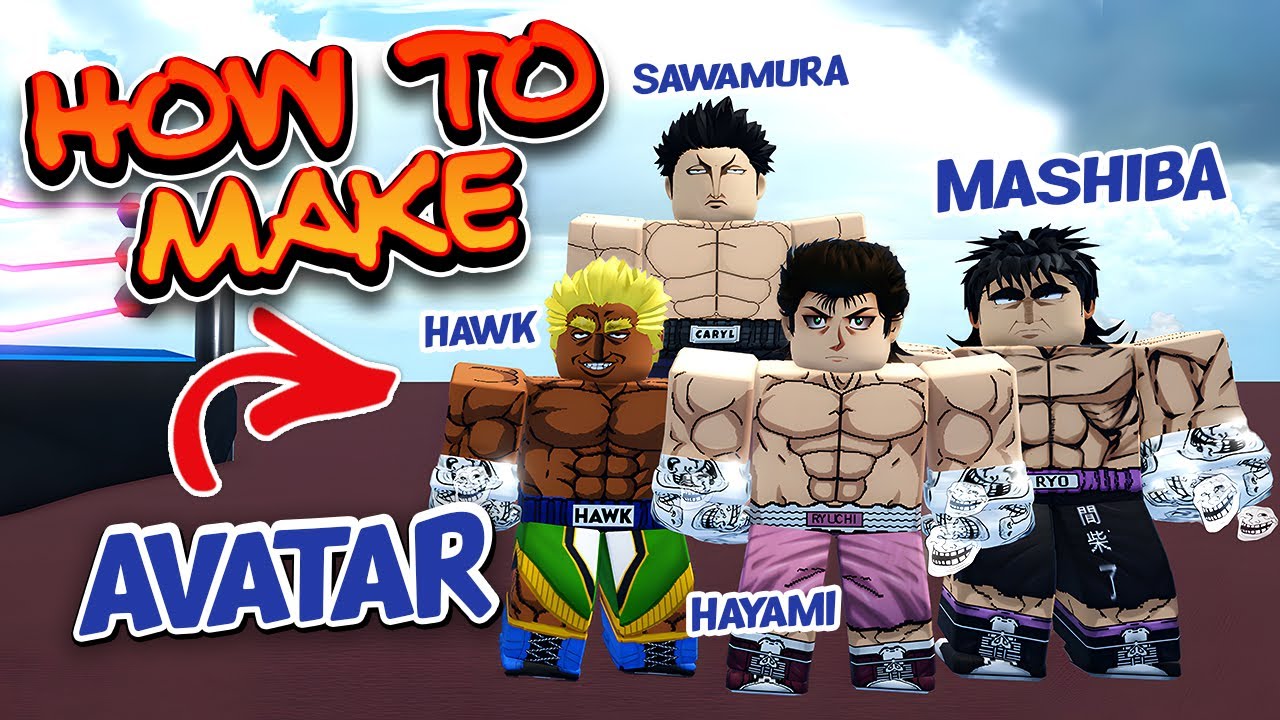 HAJIME NO IPPO CHARACTERS ROBLOX AVATAR | UNTITLED BOXING GAME - PART 1 ...
