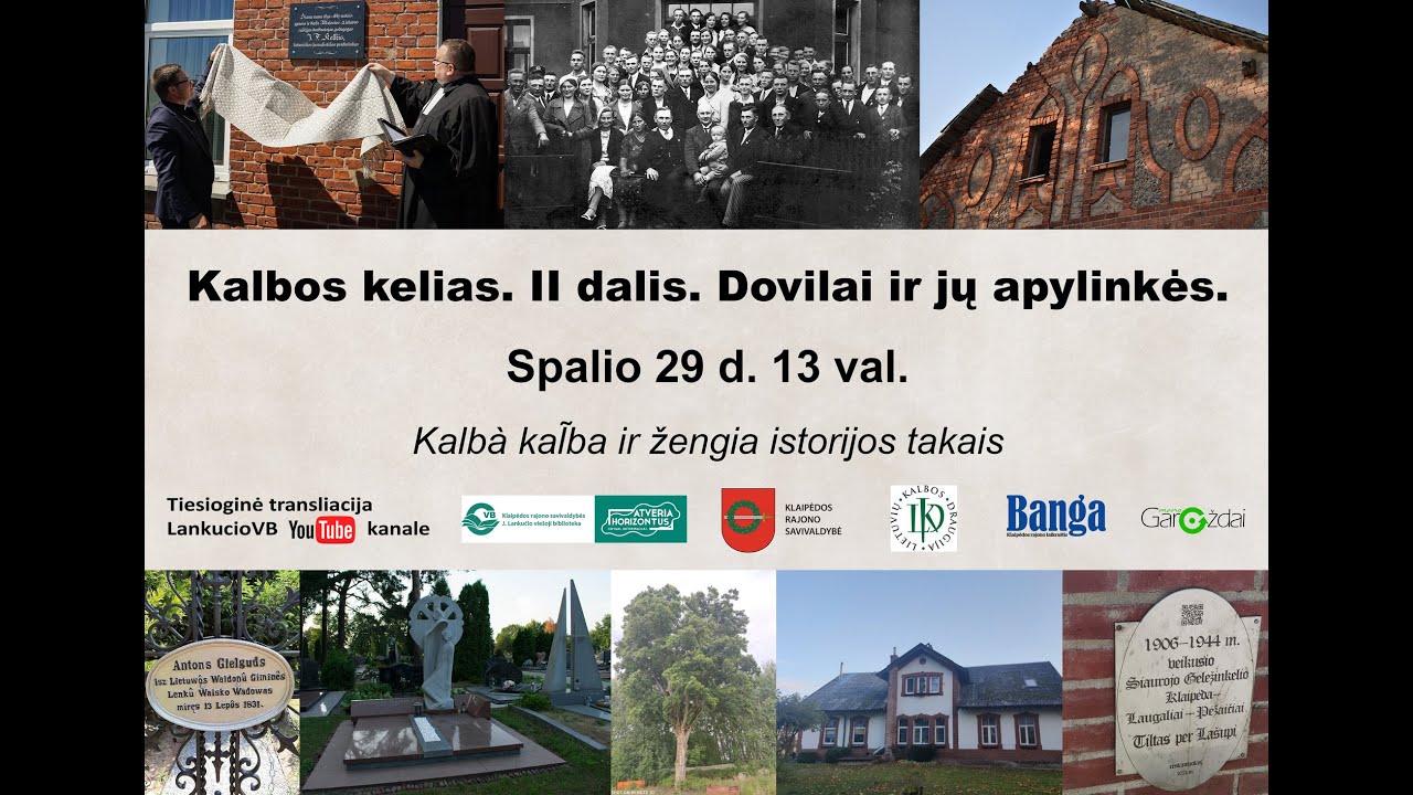 Tinklalaidė „Kalbos kelias II dalis Dovilai ir jų apylinkės“ 2/2 - YouTube