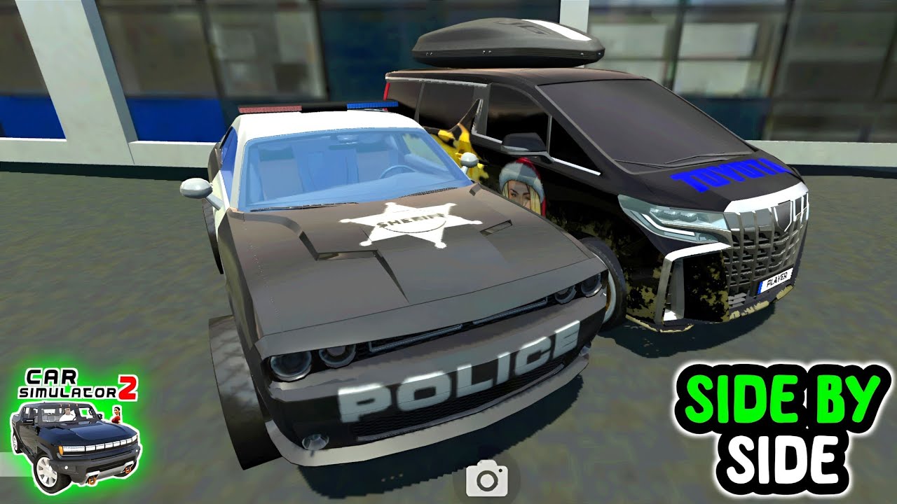 Car Simulator 2 - TOYOTA ALPHARD Side by Side with Police - YouTube