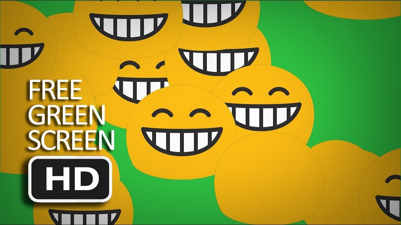 Free Green Screen - Smile Emoji (Advanced Animation) - YouTube