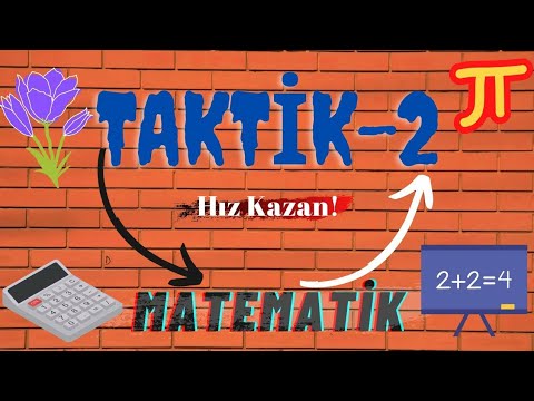 TAKTİK SERİSİ - 3 MATEMATİK (HARİKA BİLGİLER?!) 😲