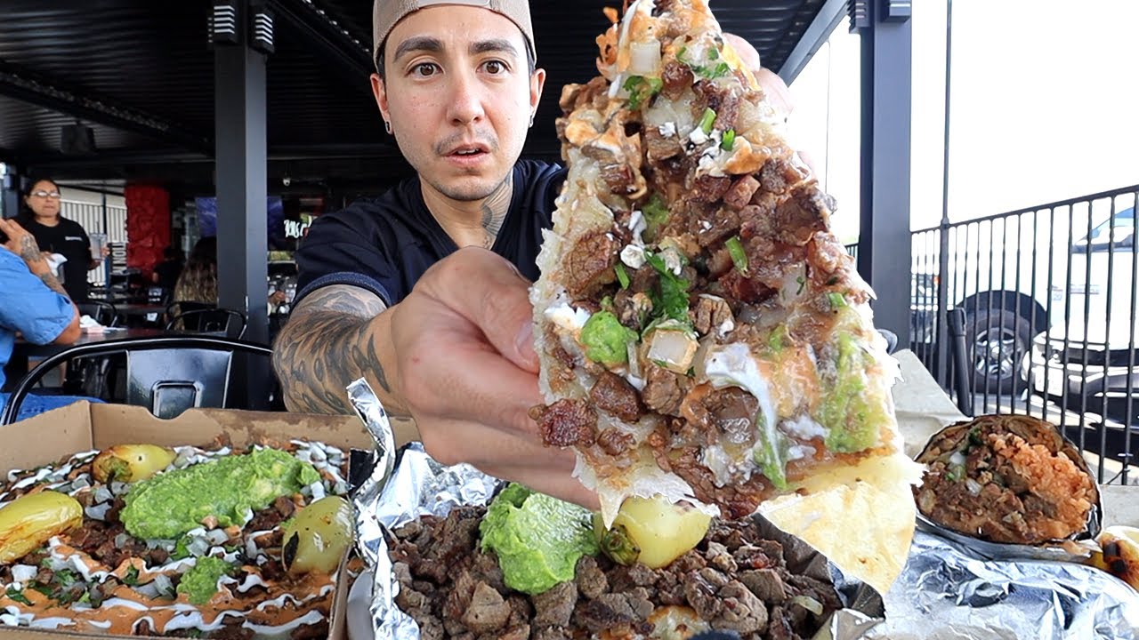 pov: i am eating stunning tacos in OC | tacos los cholos | food tour ...