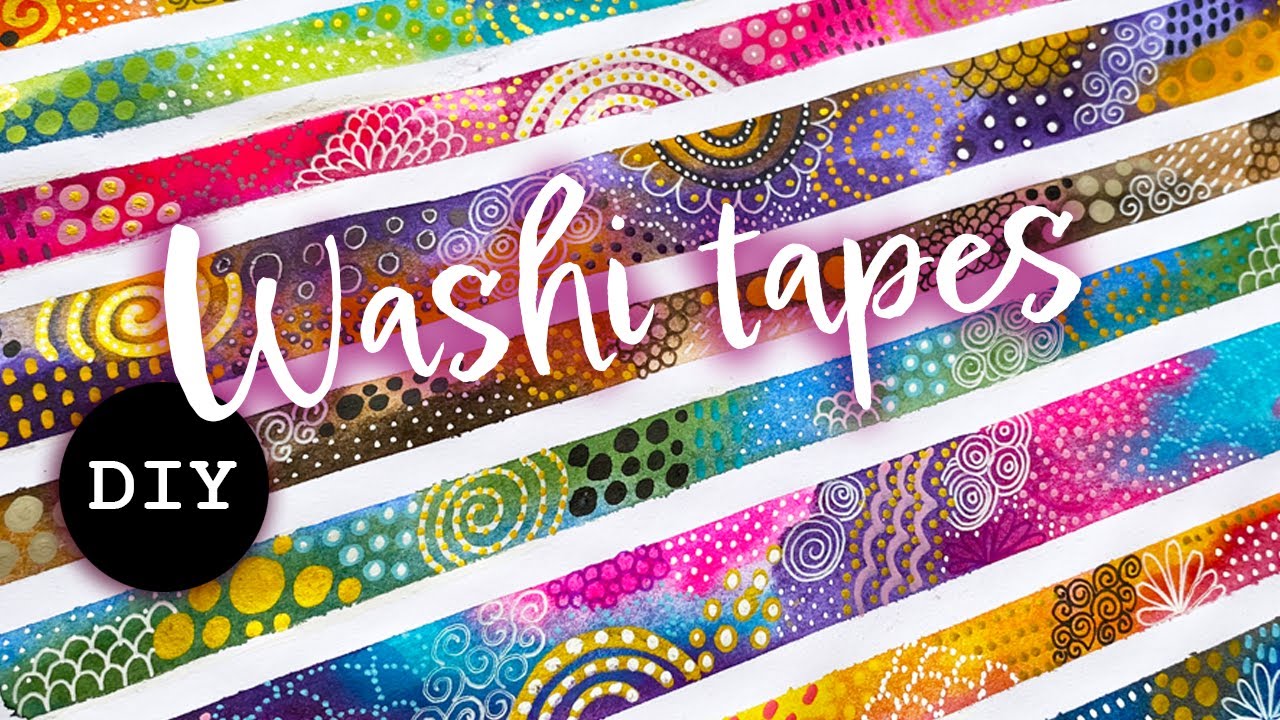 DIY Washi tape tutorial 💖 - YouTube