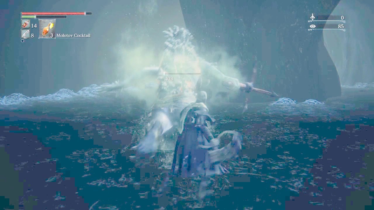 Bloodborne - fishing hamlet shark giants - YouTube
