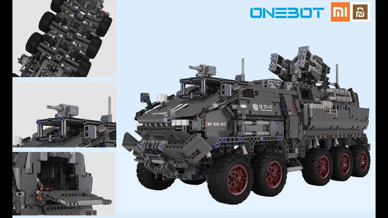 Building Block Xiaomi ONEBOT СТ171 Troop Transporter - YouTube