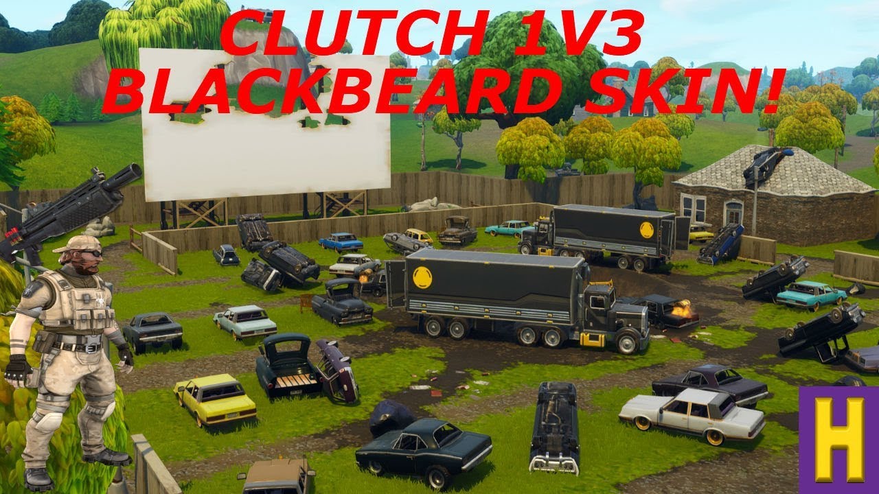 BLACKBEARD ON FORTNITE | CLUTCH PLAYS! - YouTube