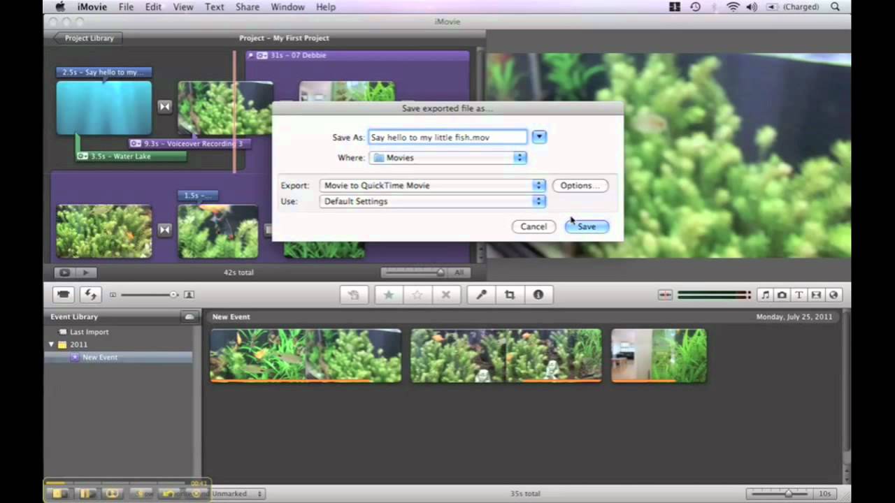 iMovie Video Tutorials - Save to your Computer - YouTube