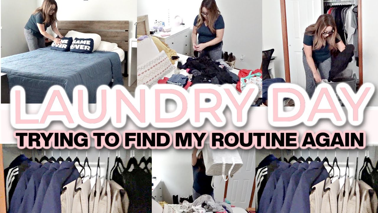Laundry Day. Laundry Motivation. Trying to Get Back Into a Routine. Let ...