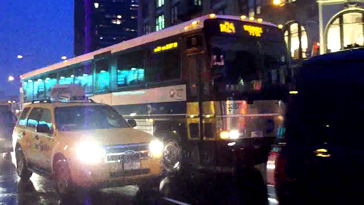 MTA Bus Re-Routed MCI # 3287 On The QM24 - YouTube