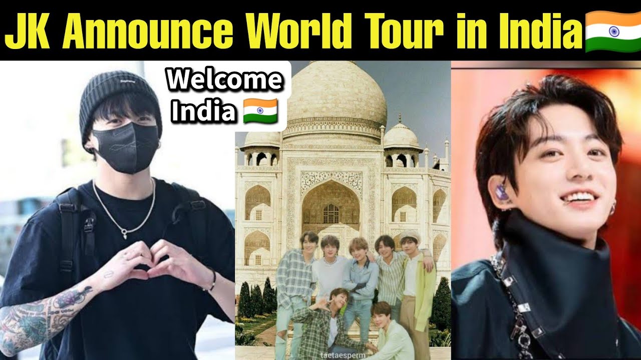 Jungkook Announce World Tour in India 🇮🇳 BTS Jungkook Coming India 🇮🇳 ...