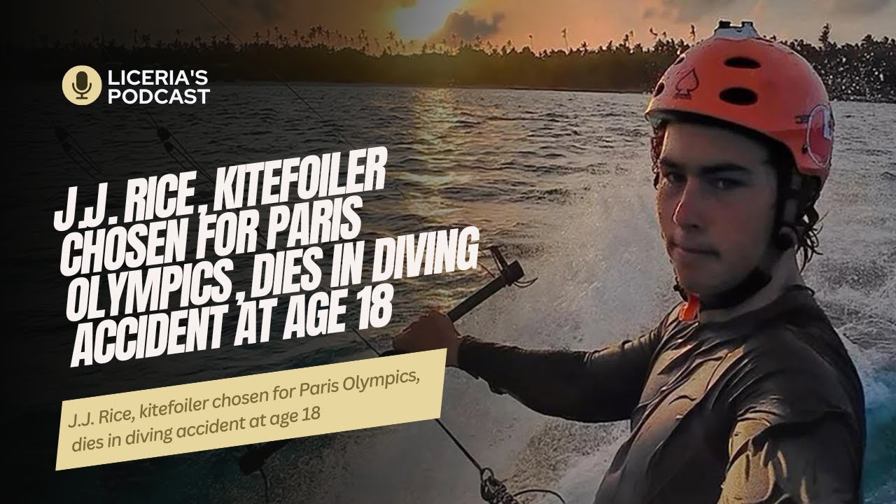 J J Rice, kitefoiler chosen for Paris Olympics, dies in diving accident ...
