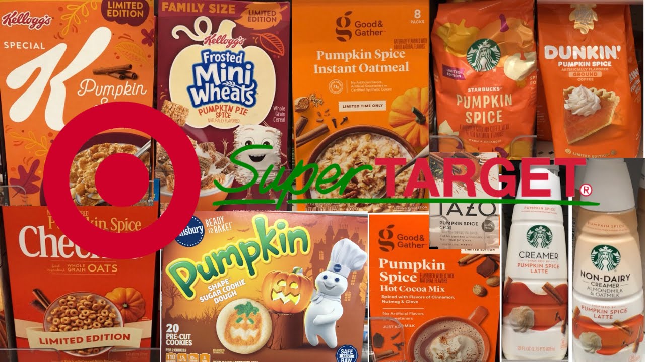 TARGET *PUMPKIN SPICE* IS BACK!! PUMPKIN SPICE CEREALS, COFFEES, TEAS ...